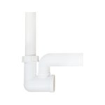 Syfon z blokadą mechaniczną HL 136.3 (pionowy) - Hakom